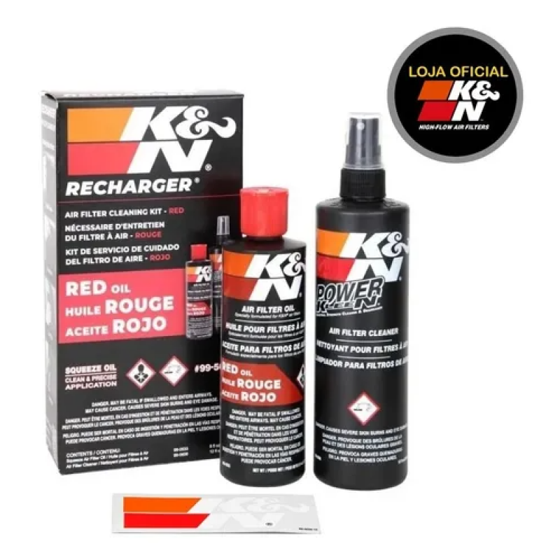 Kit Limpeza K&N Squeeze BK Kit Limpeza K&N Squeeze BK