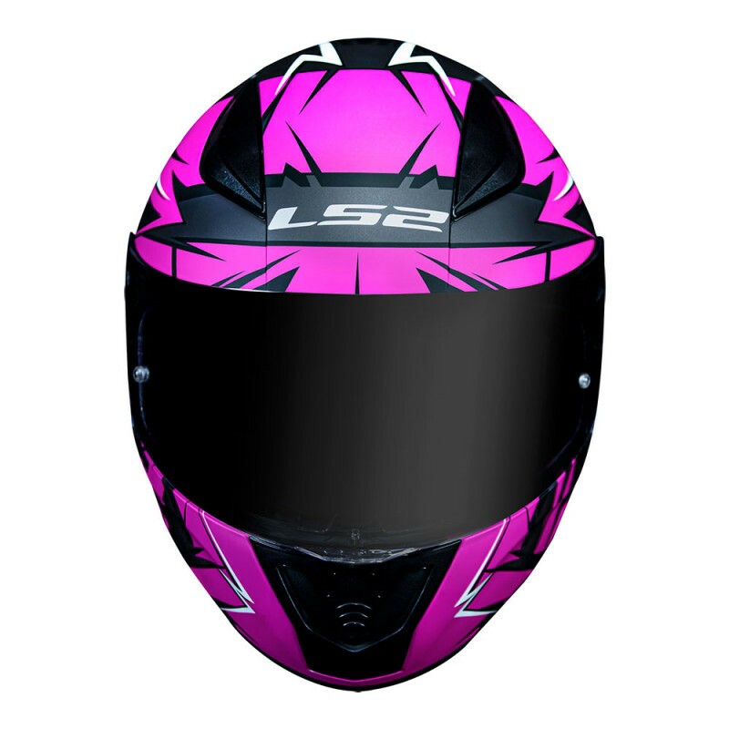 Capacete LS2 Rapid FF353 Cromo Matte Pink