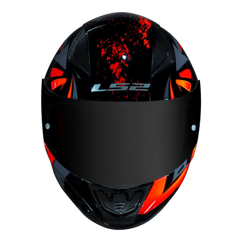 Capacete LS2 Rapid FF353 Tagline Orange