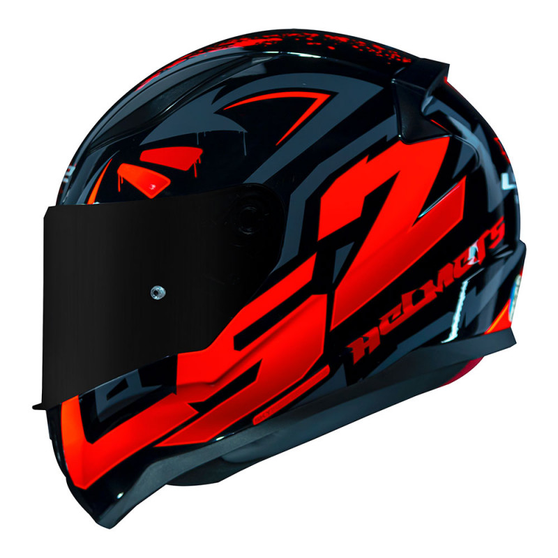 Capacete LS2 Rapid FF353 Tagline Orange